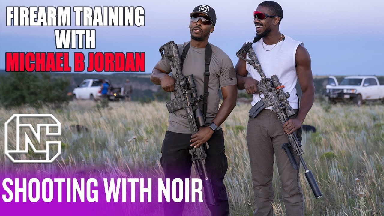 Actor Michael B Jordan Doing Firearm Training With Colion Noir For An ...