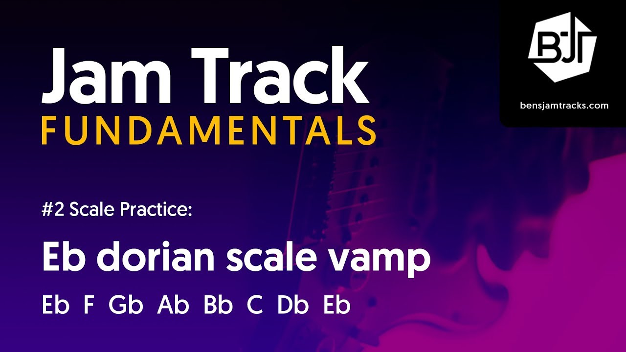 Eb dorian scale vamp Jam Track - BJTF #2-4 - YouTube