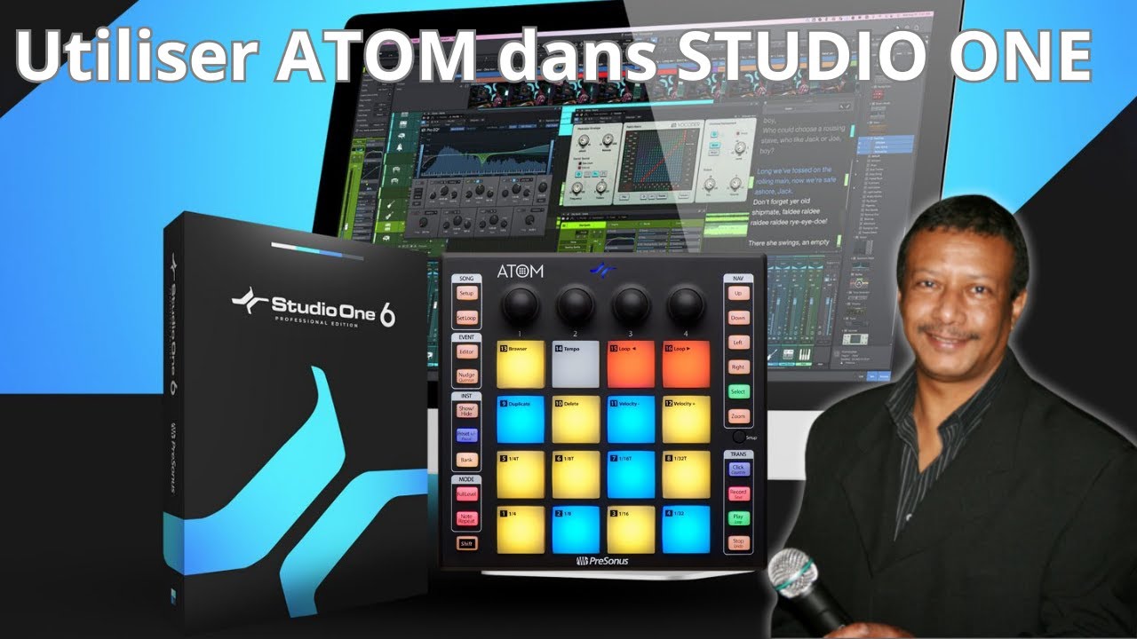 Utilisation ATOM dans Studio One - YouTube