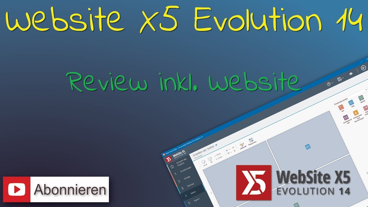 Website X5 Evolution 14 - Review - YouTube