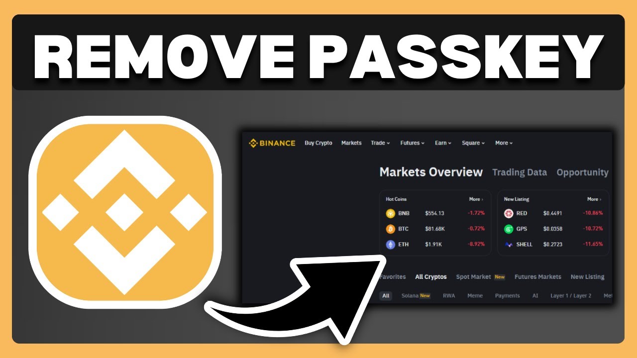 How To Remove Passkey On Binance - Full Guide - YouTube