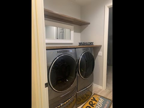 How To Install A Countertop Over Your Washer And Dryer