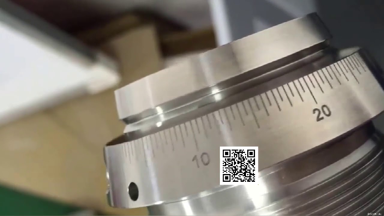 laser marking scale on aluminum alloy with rotary Лазерная ...