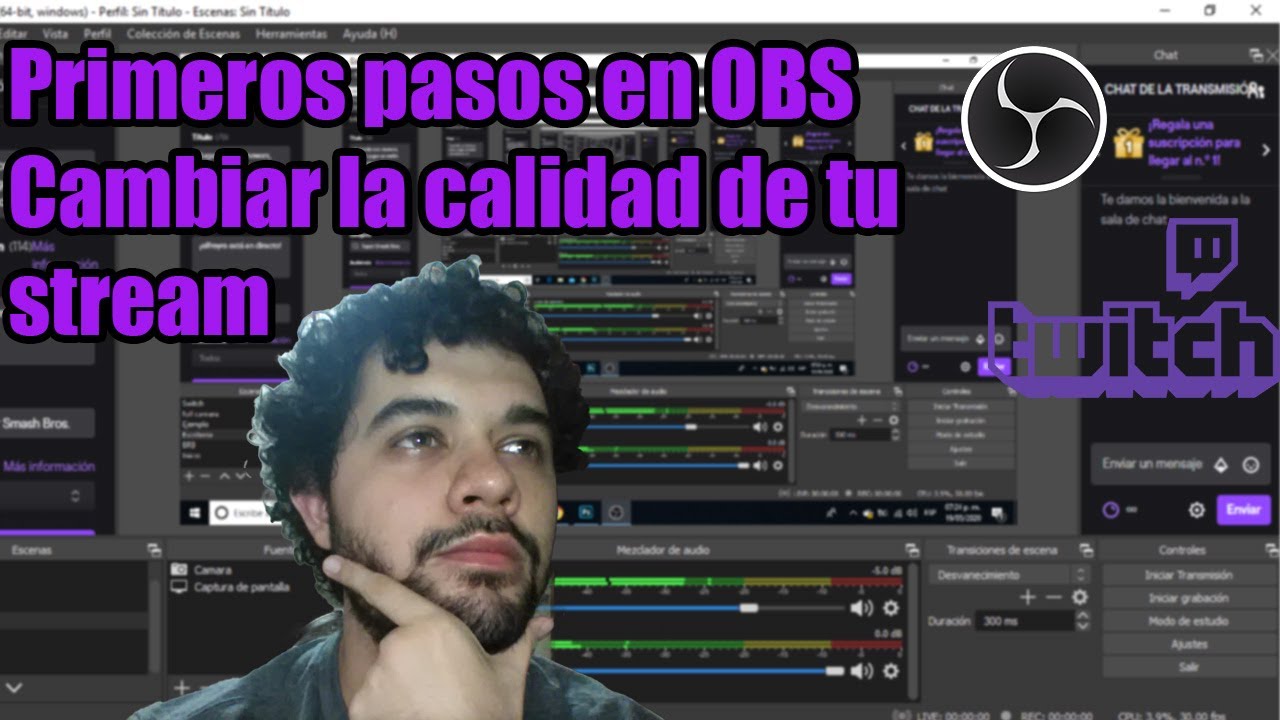 Primeros pasos en OBS, ¿como cambiar la calidad de tu stream?(bitrate ...