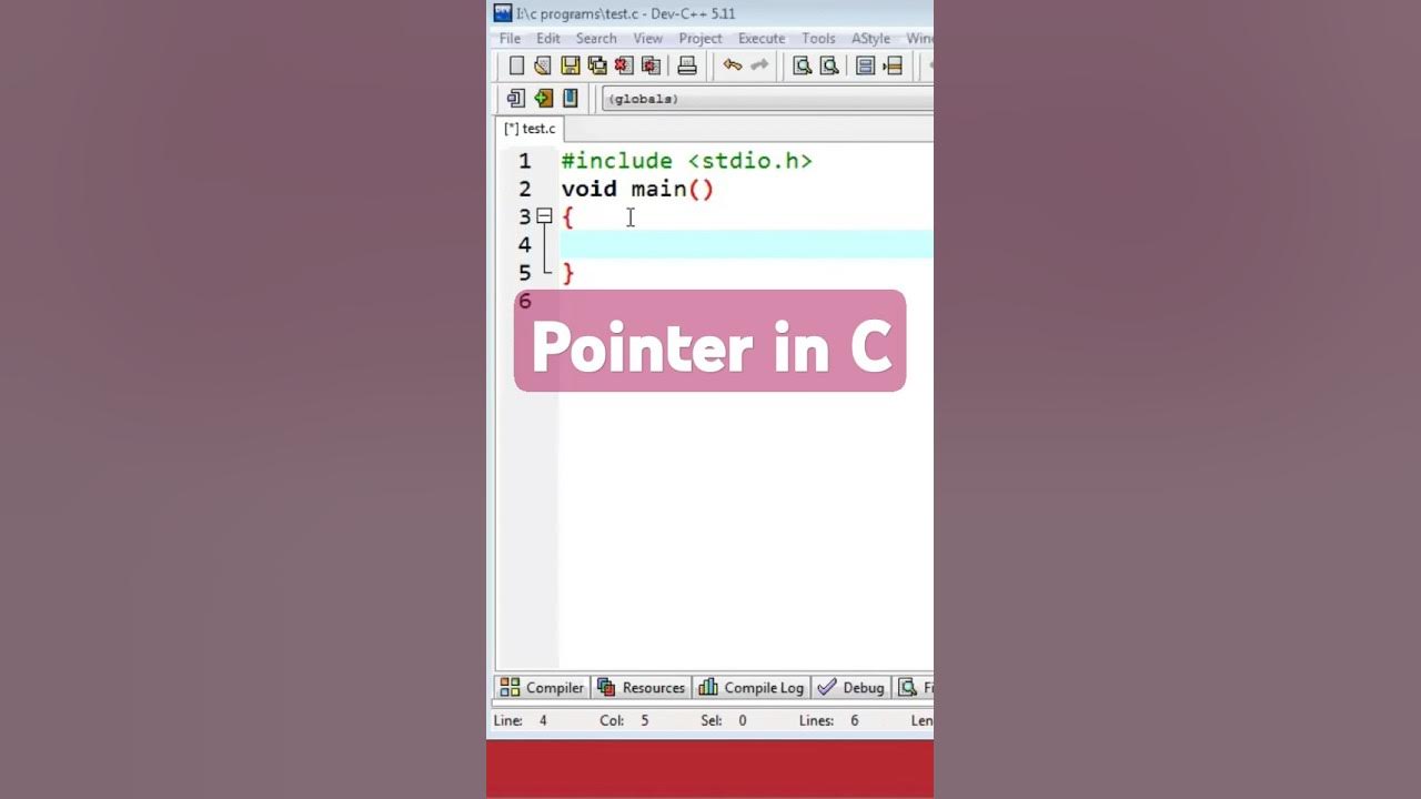 pointer in C #Harshika_SoftwareTrainer #youtubeshorts - YouTube