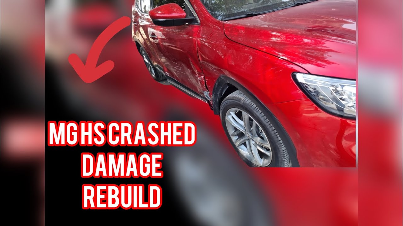 REBUILDING A CRASHED DAMAGE MG HS. - YouTube