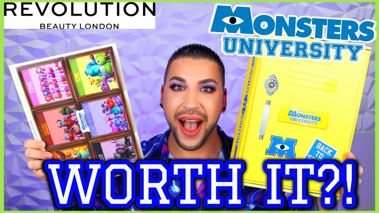 Makeup Revolution x Disney Pixars Monsters University + Giveaway! - YouTube
