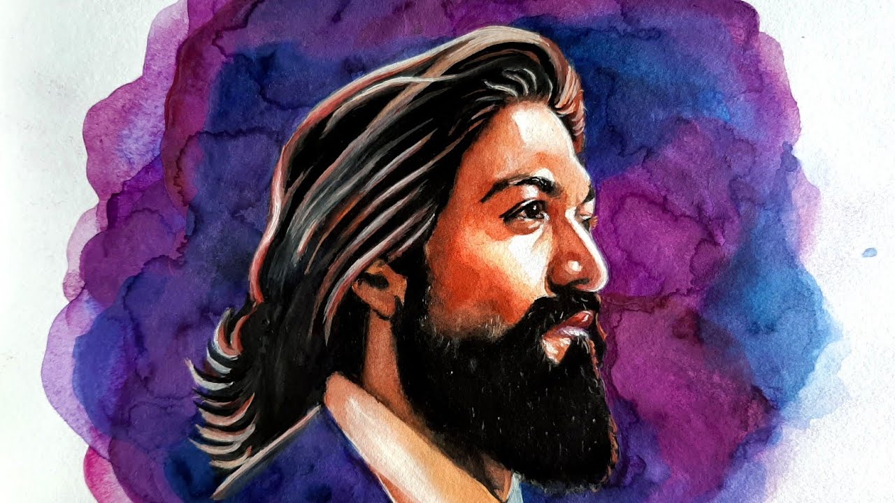 Drawing KGF Chapter 2 | YASH Drawing | KGF Chapter 2 Drawing - YouTube