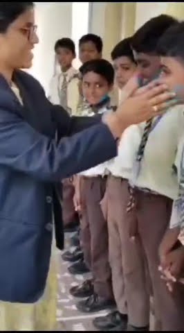 Holi celebrations in our school - YouTube