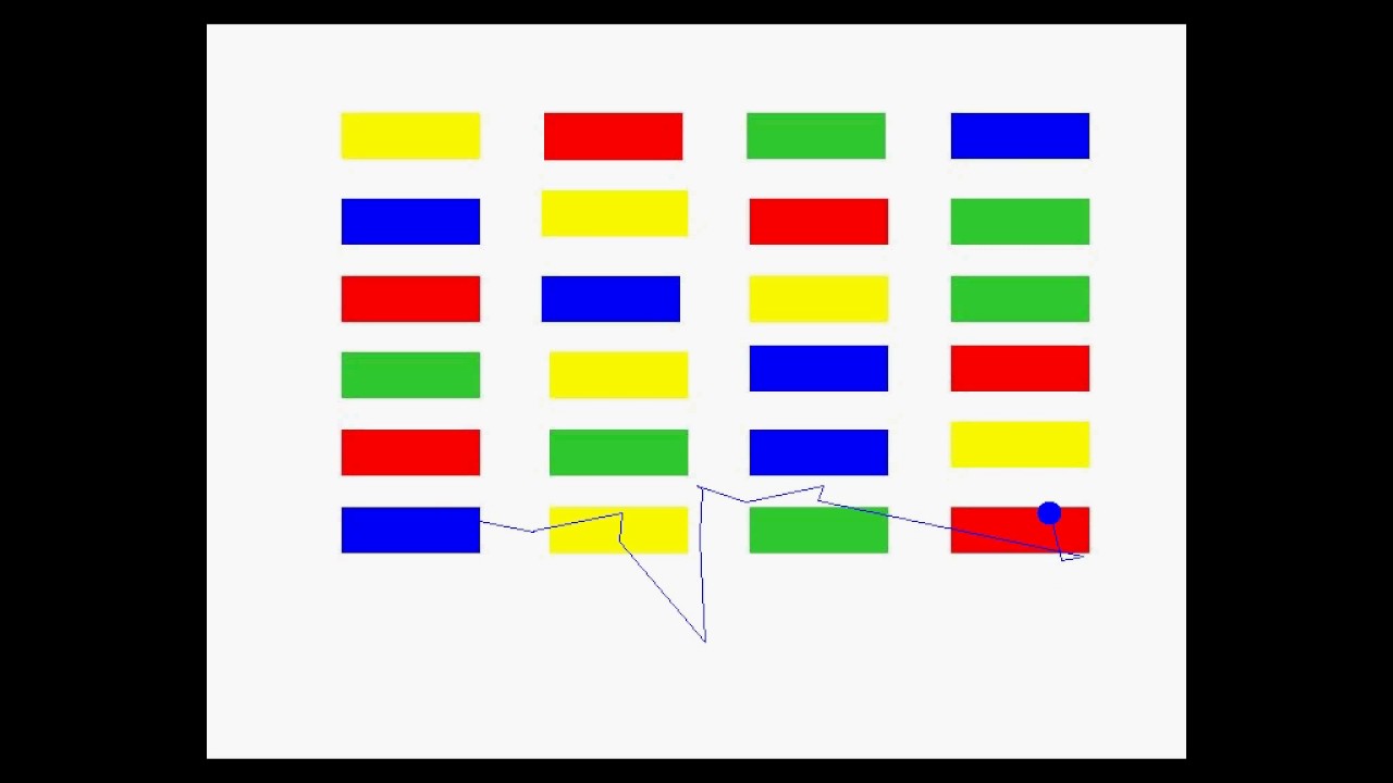 stroop test eyetracking - YouTube