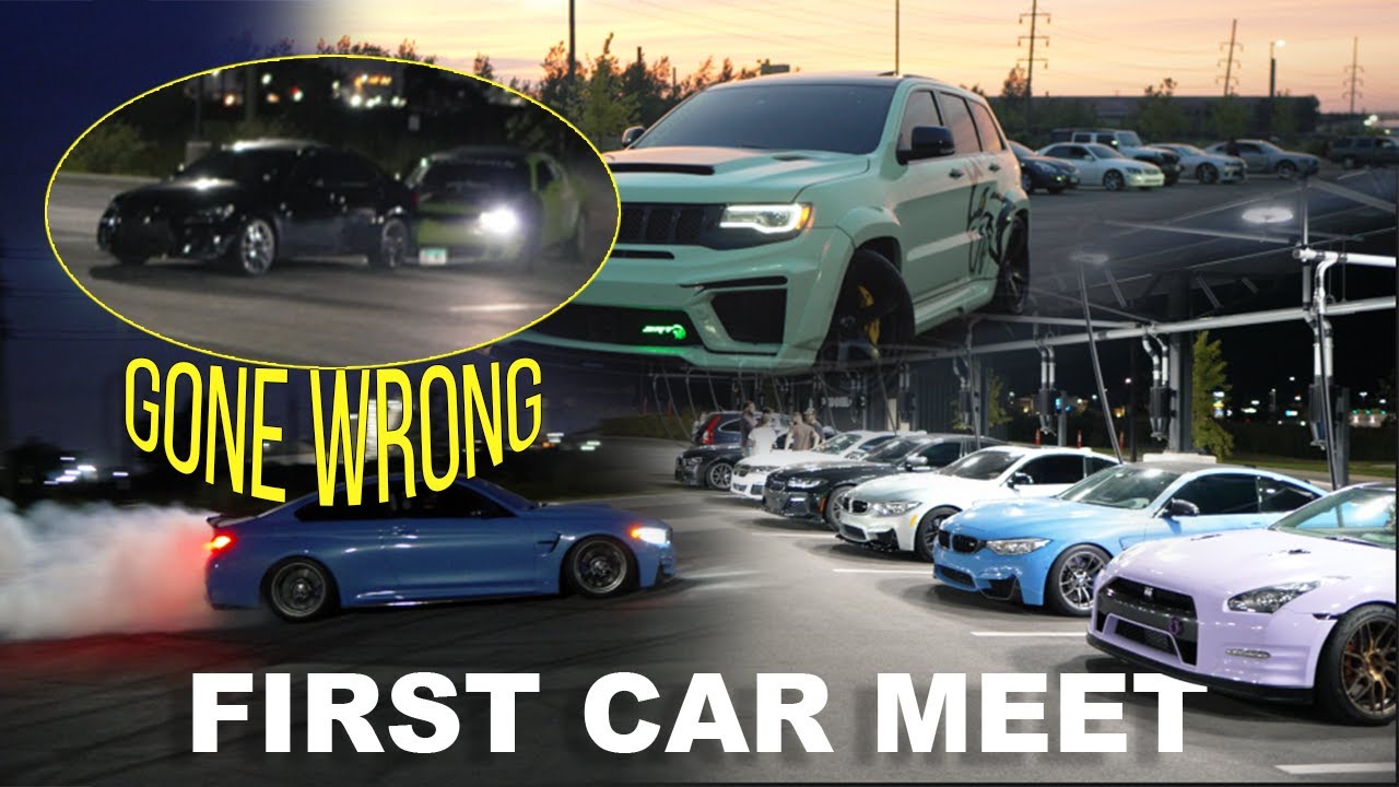 FIRST CAR MEET GONE WRONG ( SRT CHARGER HITS NEW 2023 LEXUS ) - YouTube
