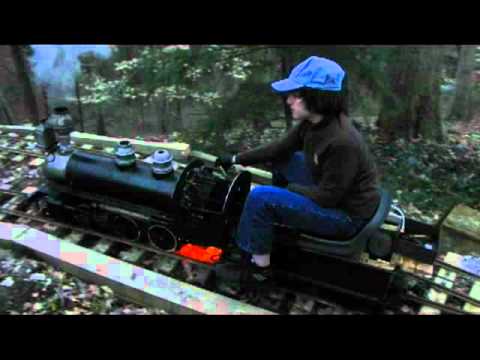 Live Steam Locomotive at Dusk live in my Backyard Train Track Firebox ...