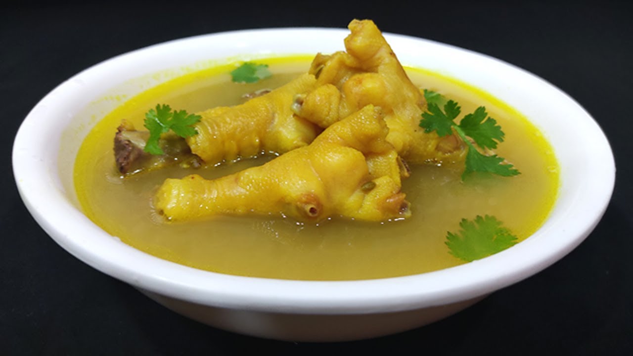 Chicken Panja Yakhni | Chicken Feet Soup Recipe | Murgi Ke Panje Ki ...