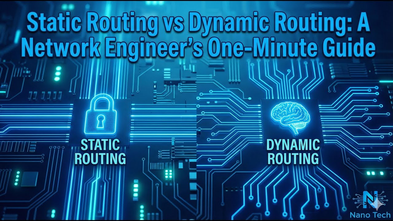 Static Routing vs Dynamic Routing | Explained in 1 Minute - YouTube