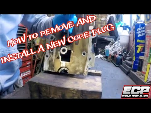 How to remove and install a cup core plug - YouTube