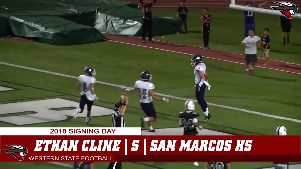 Western Football | Ethan Cline Highlights - YouTube