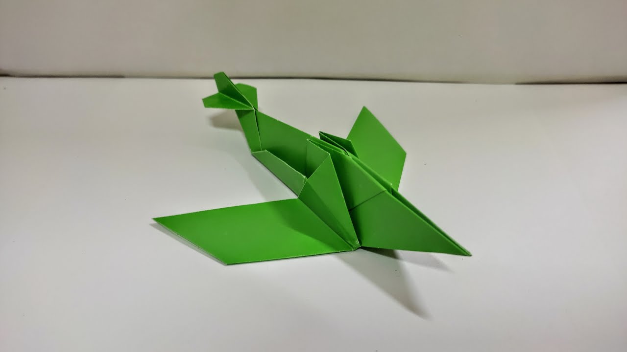 How To Make Origami Jet Fighter Paper - Origami Jet Fighter Step By ...