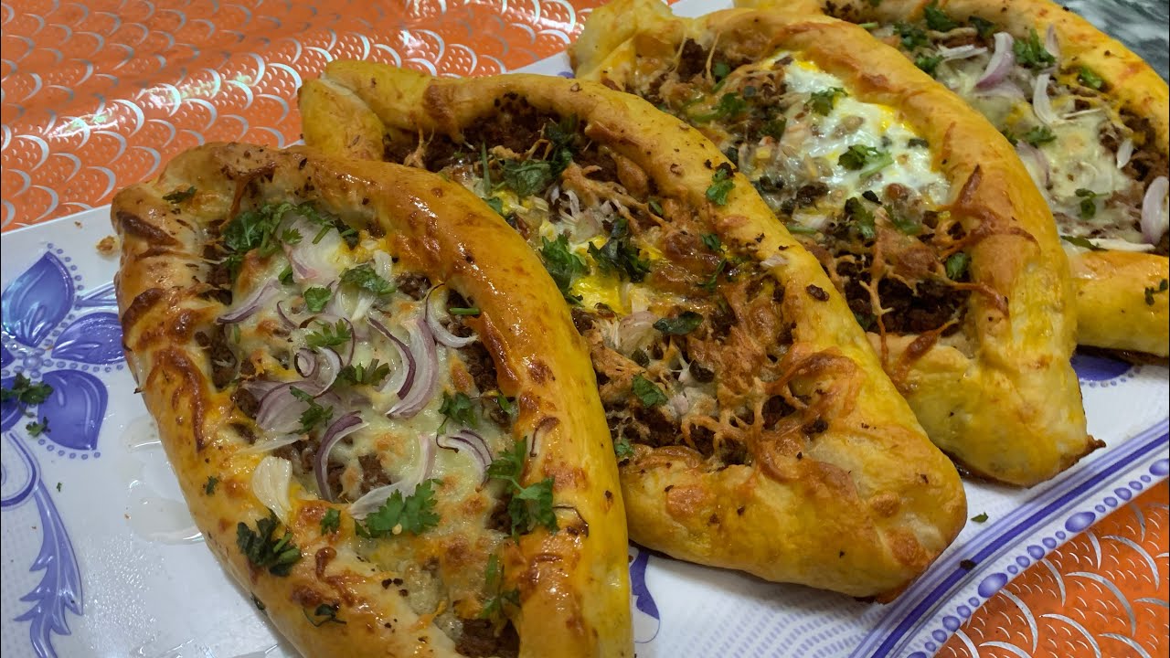 Arabic Fatayer| Pide | Turkish Pizza Recipe | Cheese Fatayer | Lebanese ...