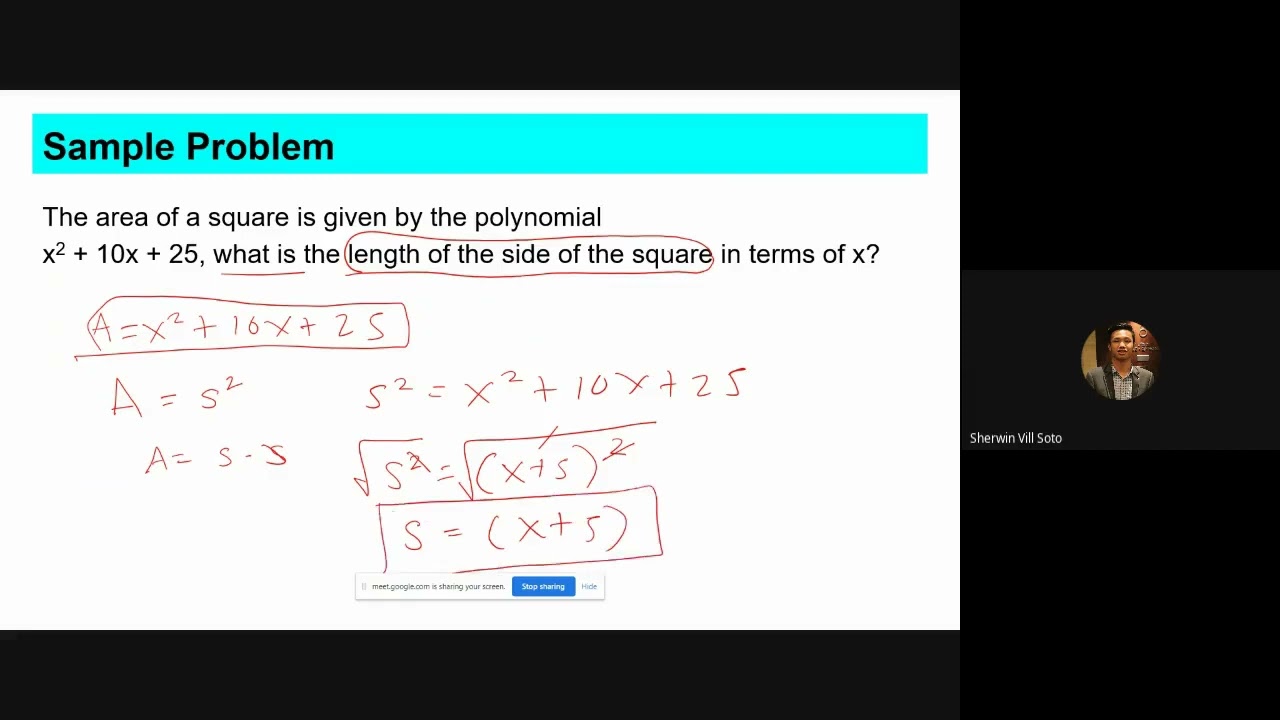 LESSON 6 SOLVING PROBLEMS INVOLVING FACTORING POLYNOMIALS YouTube LESSON 6 SOLVING PROBLEMS INVOLVING FACTORING POLYNOMIALS YouTube