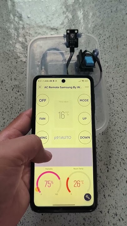 Remote AC + Monitor suhu Dan kelembapan Wemos D1 Mini + Blynk IOT Versi 2 #iot #wemos #arduino ...