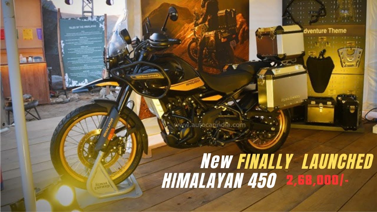 FINALLY ROYAL ENFIELD LUNNCHED THE HIMALAYAN 450 || FULLY LOADED BIKE 😱 ...