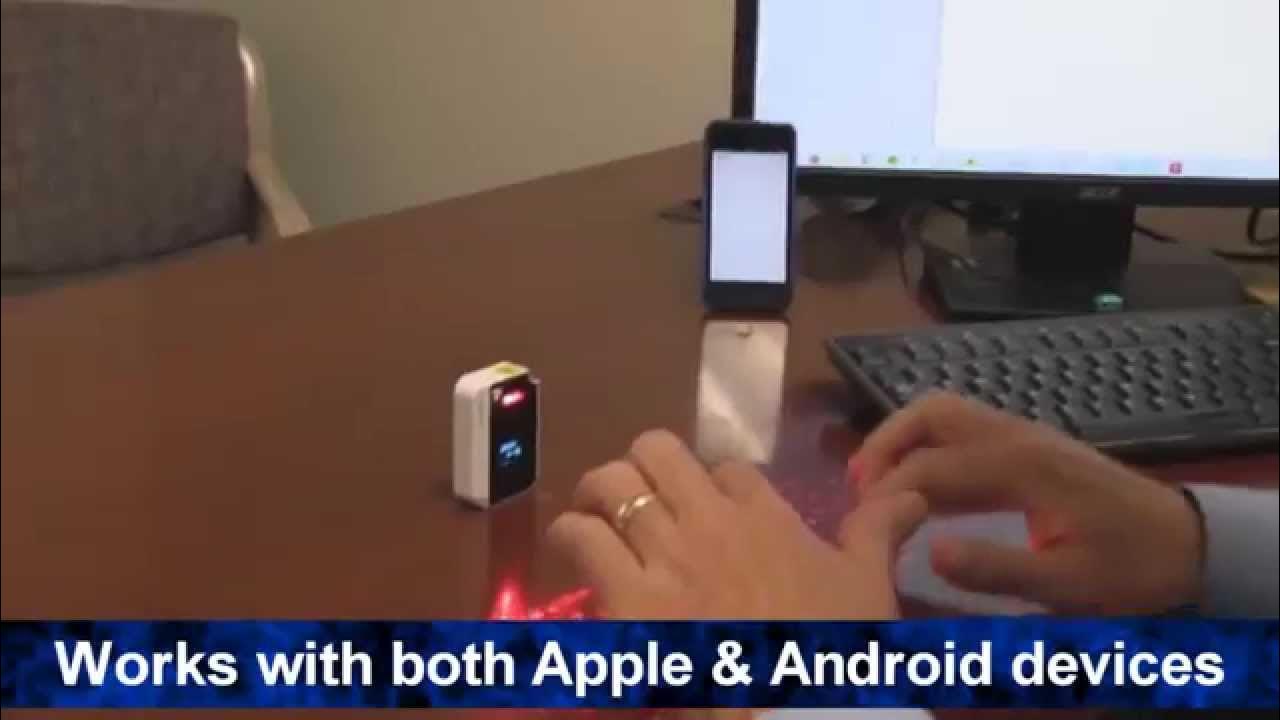 Проекционная клавиатура - Virtual Keyboard (мини клавиатура лазерный ...