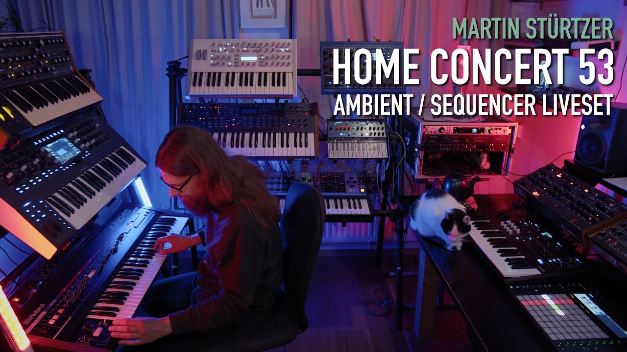 Ambient / Sequencer Liveset with my entire setup (Home Concert 53 ...