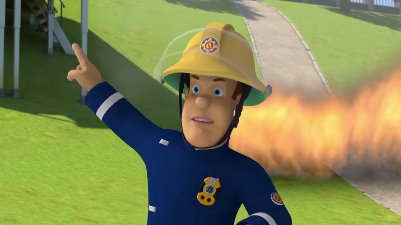 Fireman Sam US ⭐️Fire on the Soccer Field! | Best Rescue Compilation 🔥 ...