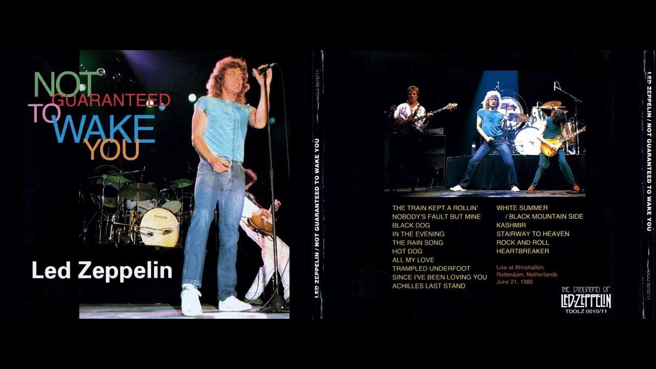 LED ZEPPELIN 1980-06-21 Ahoy, Rotterdam, Netherlands Part 1/2 - YouTube