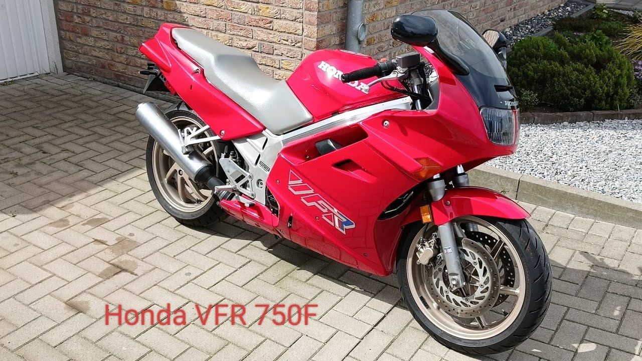 Honda VFR 750F USA model Year 1993 V4 engine - YouTube