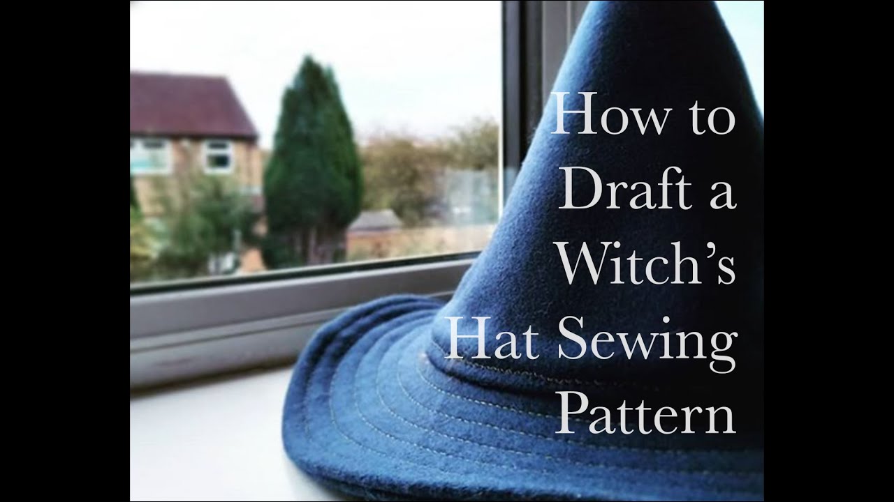 How to Make a Witches' Hat Sewing Pattern - YouTube