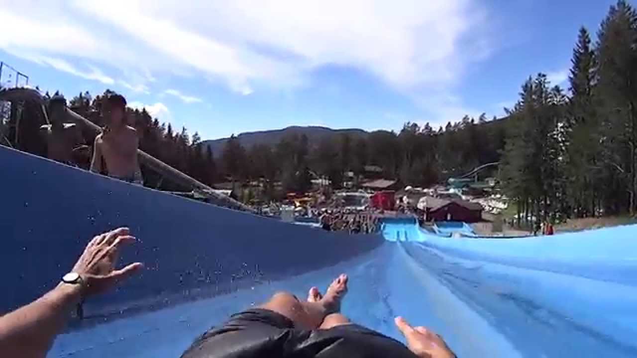 Slippery Surfer Slide at Bø Sommarland - YouTube