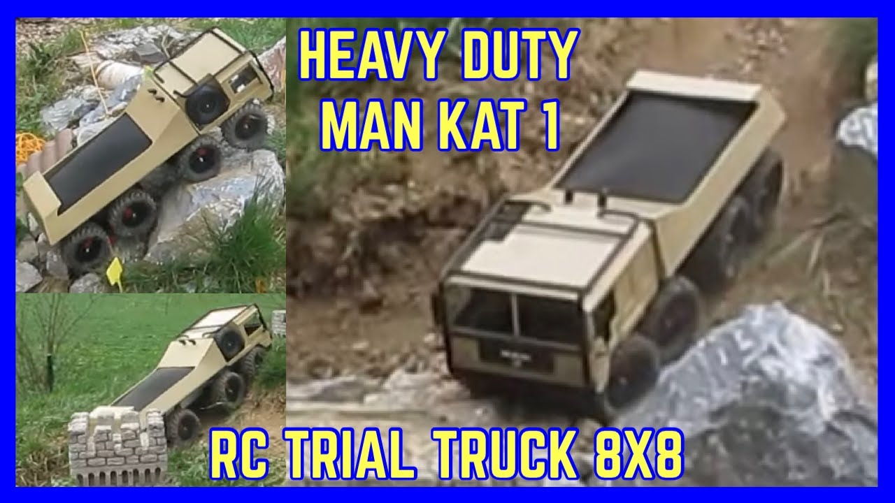 RC MAN KAT 1 8x8 als RC Trial Truck 8x8 S4 laut Reglement bei der RC ...