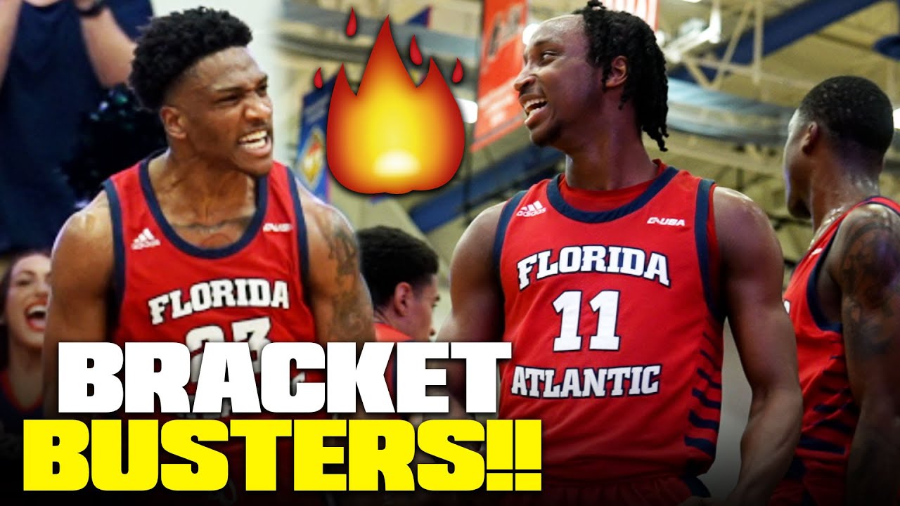 This SLEEPER Team Will Be BUSTING BRACKETS In March!! Florida Atlantic & Michael Forrest Drop ...
