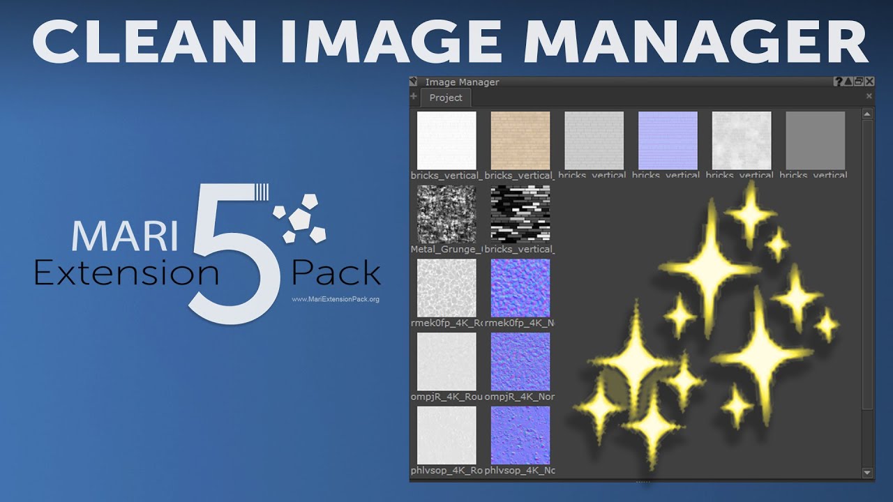 Clean Image Manager | MARI EXTENSION PACK 5 - YouTube