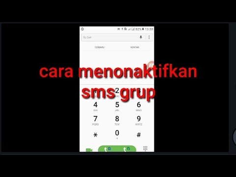 cara berhenti menonaktifkan SMS grup