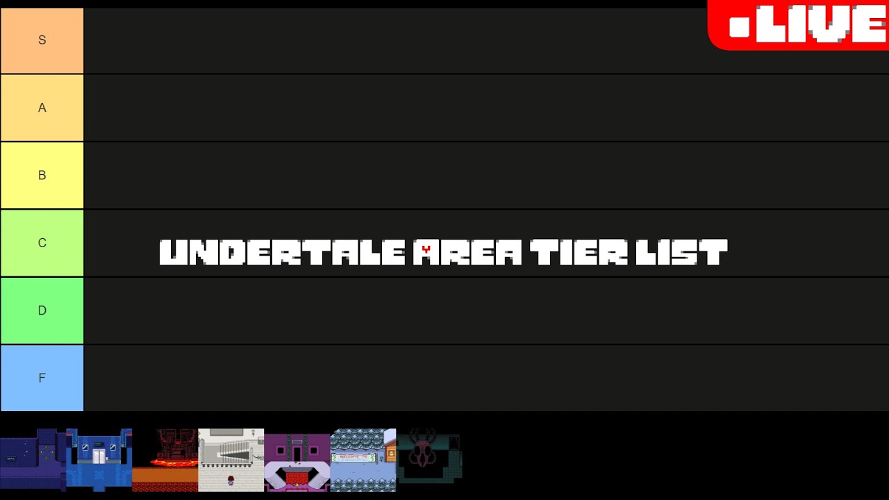 Undertale Area Tier List - YouTube