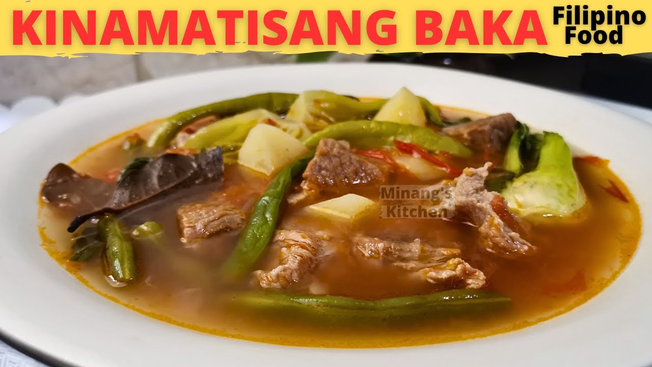 KINAMATISANG BAKA | Sinabawang BAKA Sa KAMATIS | How To Cook ...