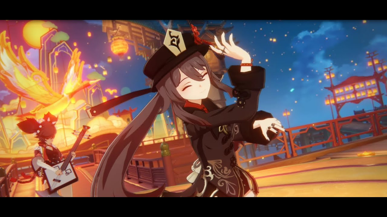 Genshin Impact Lantern Rite Hu tao and Xinyan Cutscene sub ita 1080p ...
