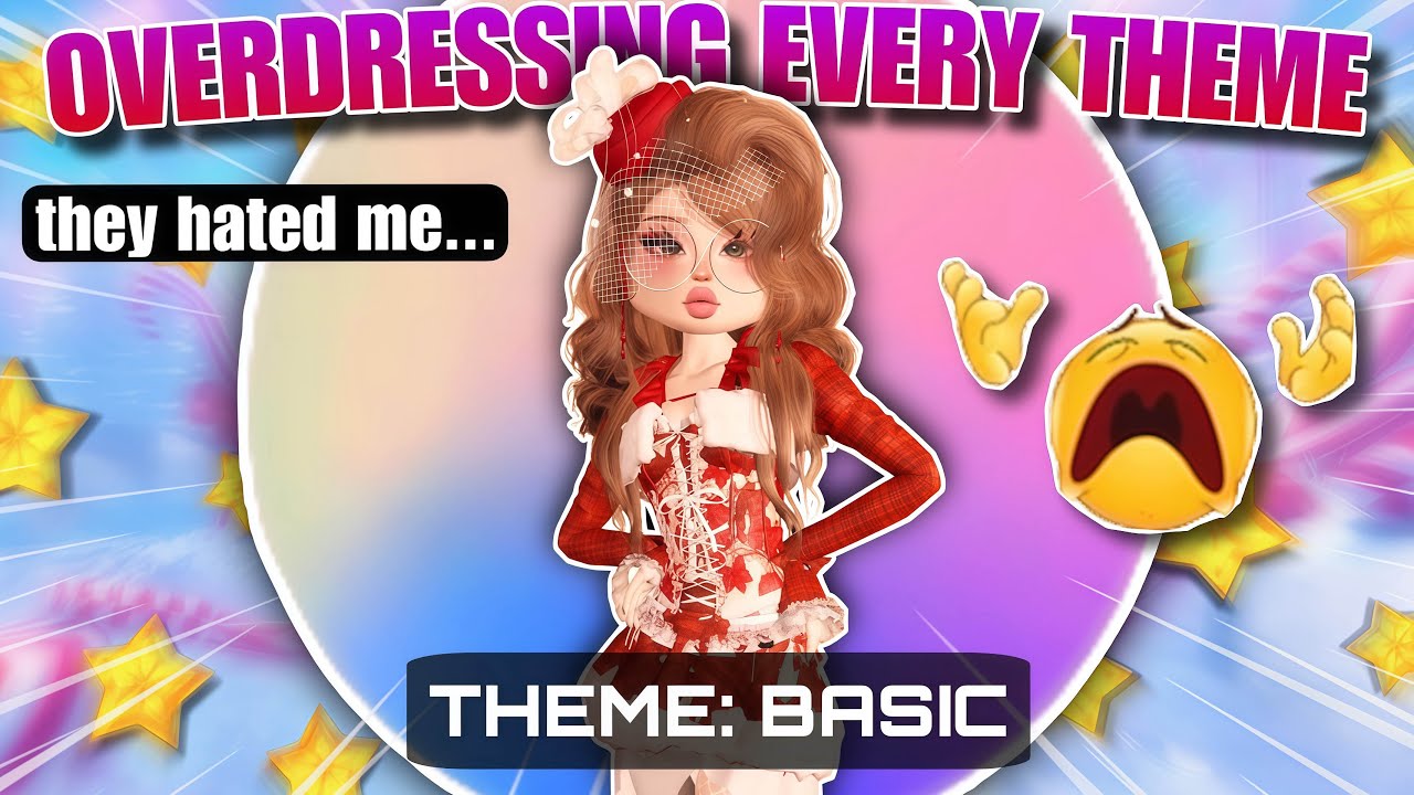 *OVERDRESSING* For EVERY Round No MATTER The Theme In Dress To Impress ...