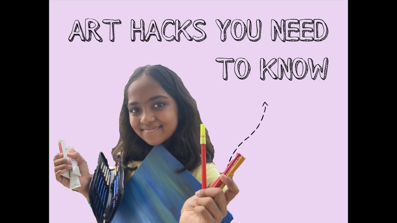 FIVE ART HACKS YOU NEED TO KNOW! - YouTube