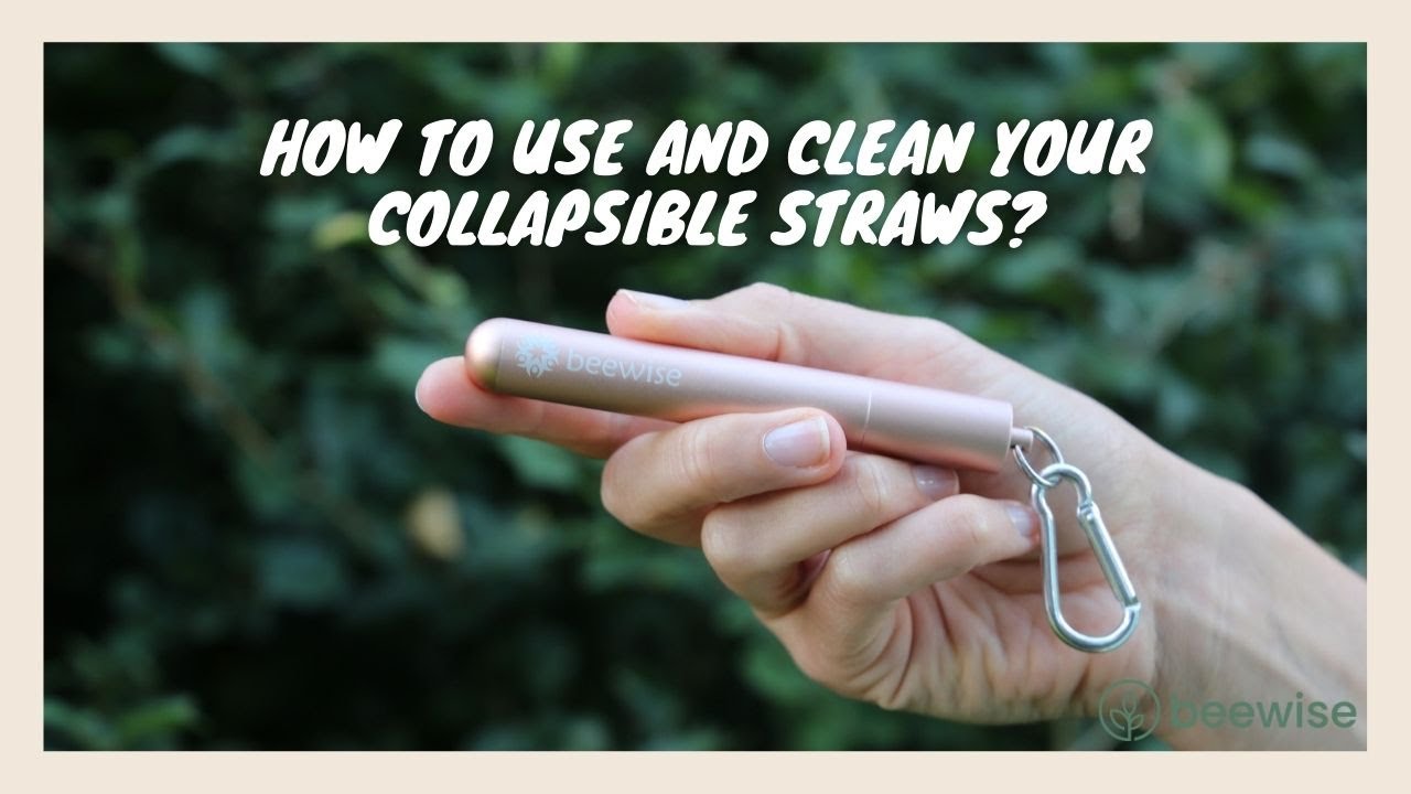 How to use the Collapsible Straws? - YouTube