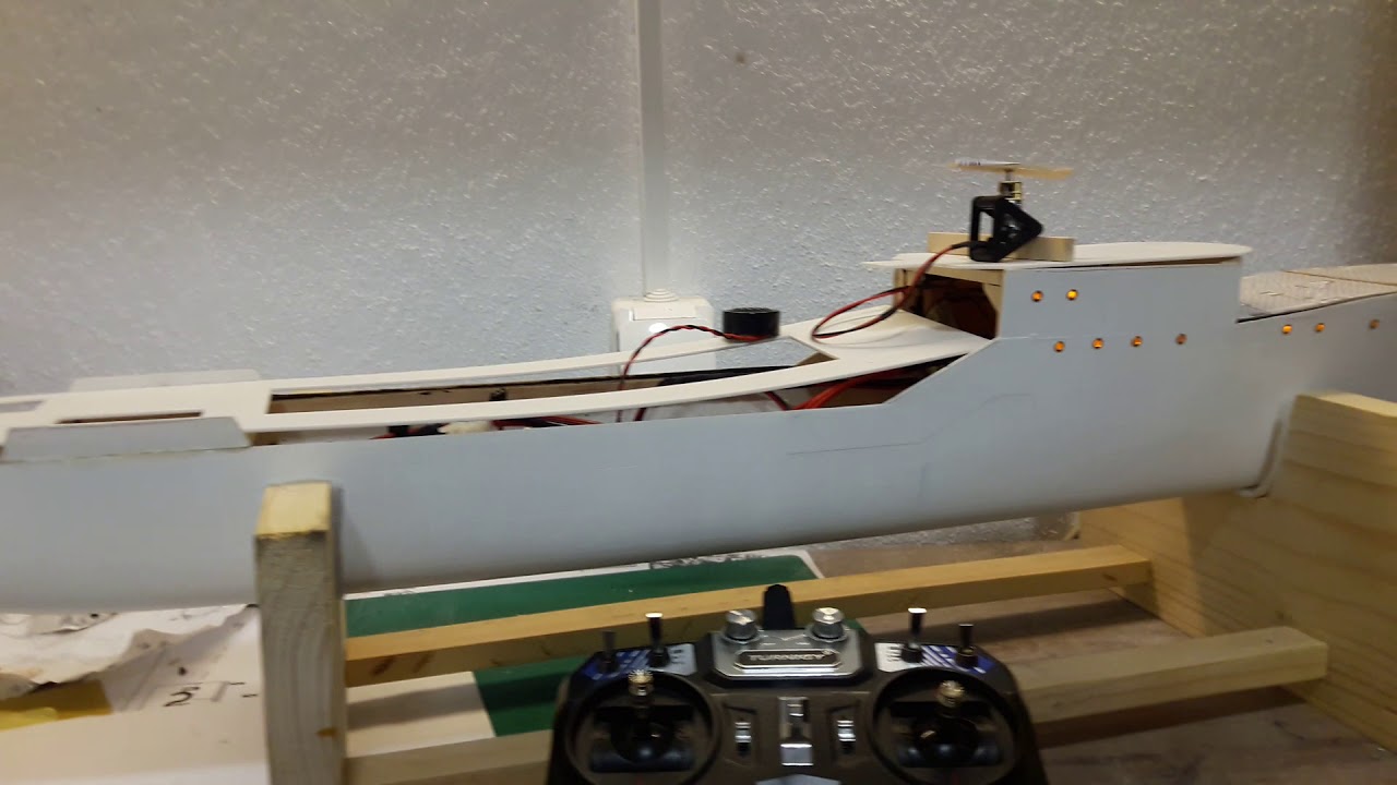 R/C ship full functionality test - YouTube