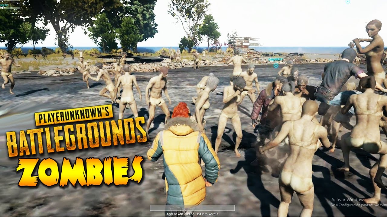 NUEVO! ZOMBIES VS HUMANOS!! PLAYERUNKNOWN'S BATTLEGROUNDS - YouTube
