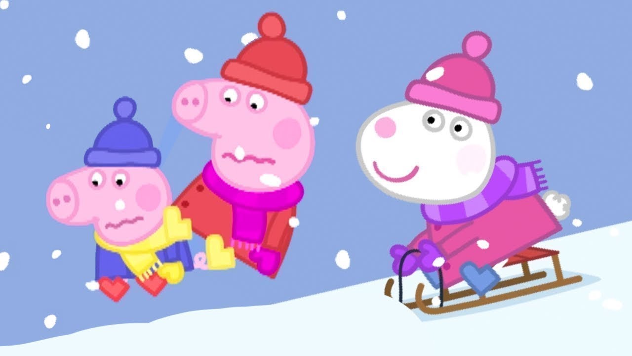 Kids TV and Stories | Cold Winter Day | Peppa Pig Full Episodes - YouTube