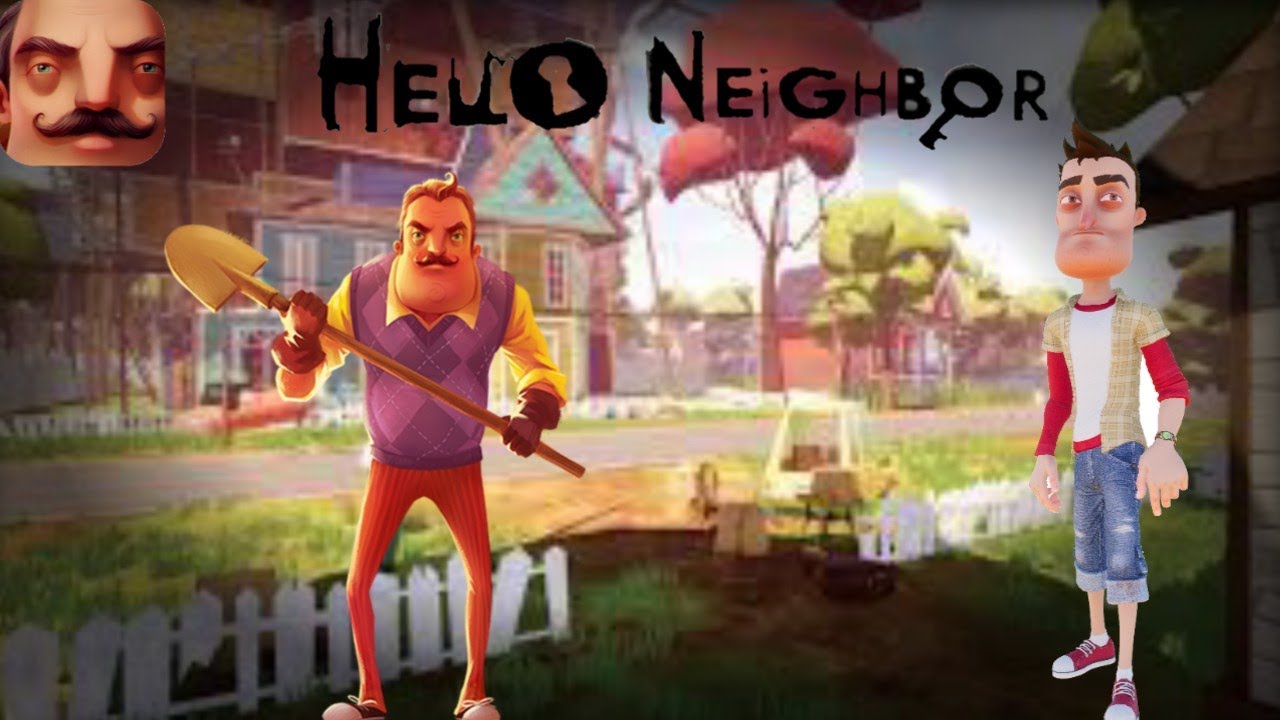 Hello Neighbor Game Live He Eyes Always On you - YouTube