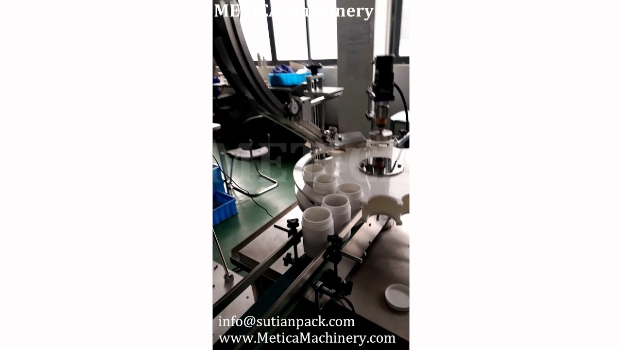 Auto Capping Machine MTLM-100 - YouTube