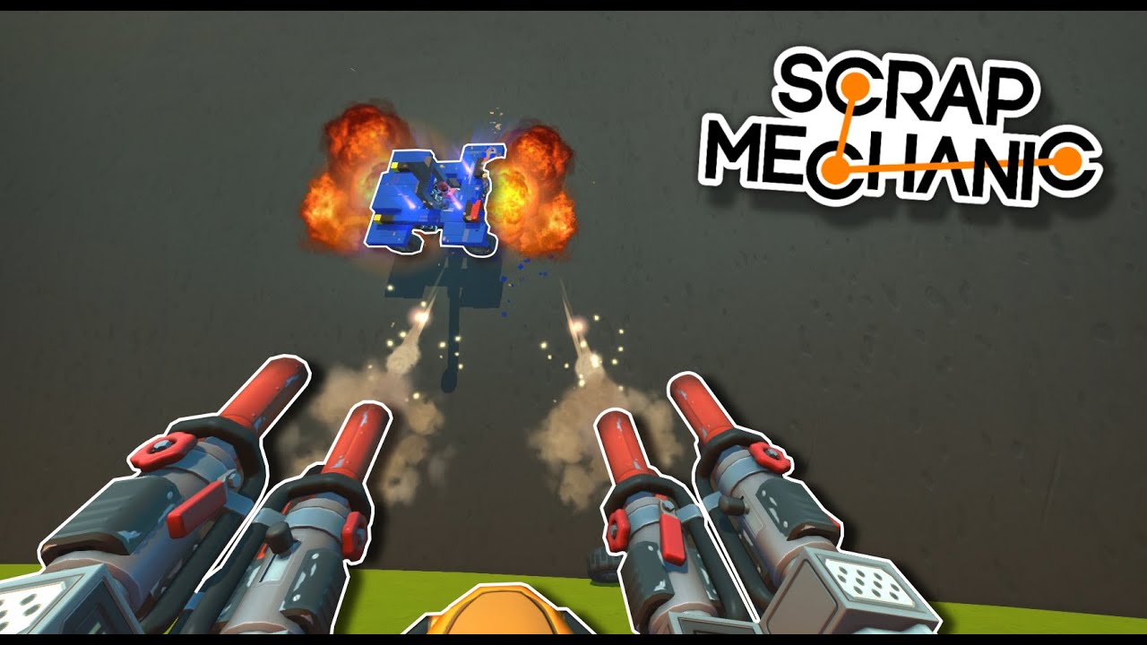 Wall Riding Spud Gun Turret Dodging Challenge! - Scrap Mechanic ...