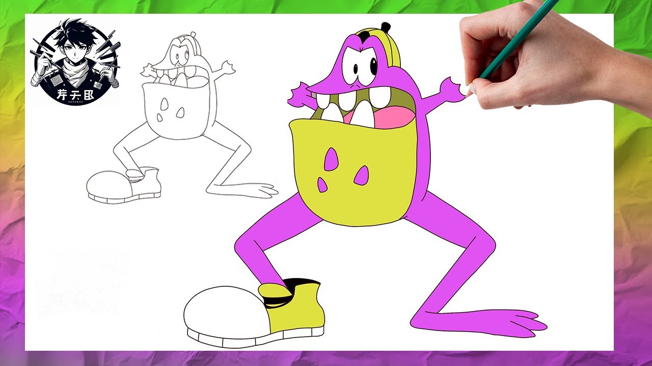 How To Draw Roofus Ribbit from Clucky's Logic | Gametoons | Easy ...