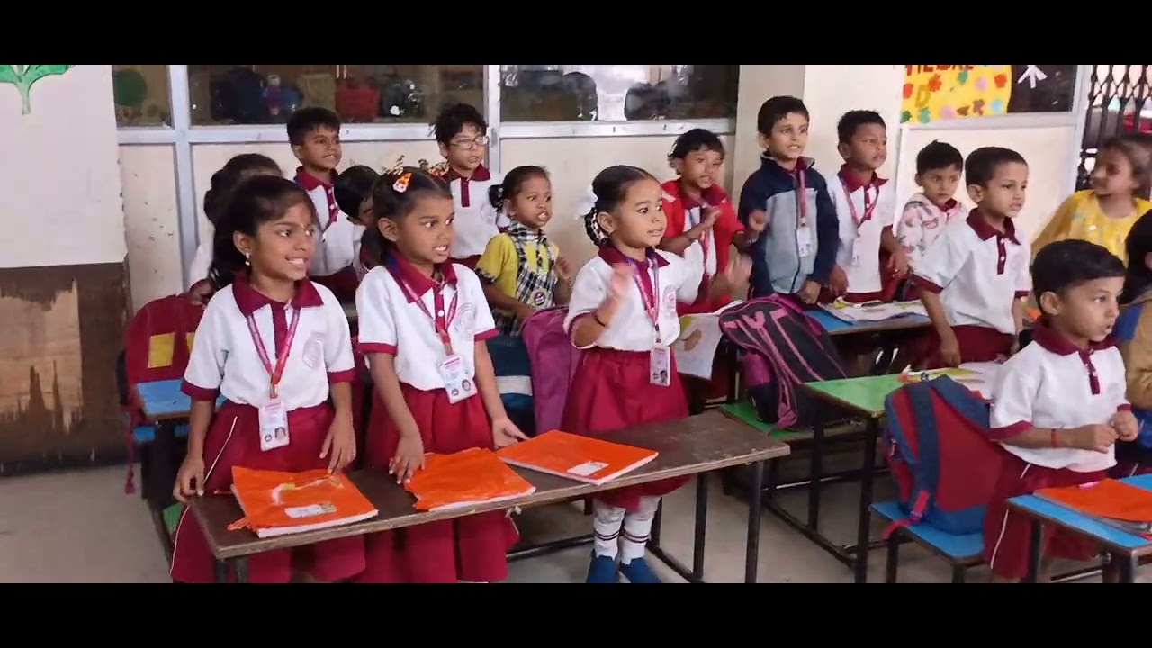 Lkg students #Learning skills#school - YouTube